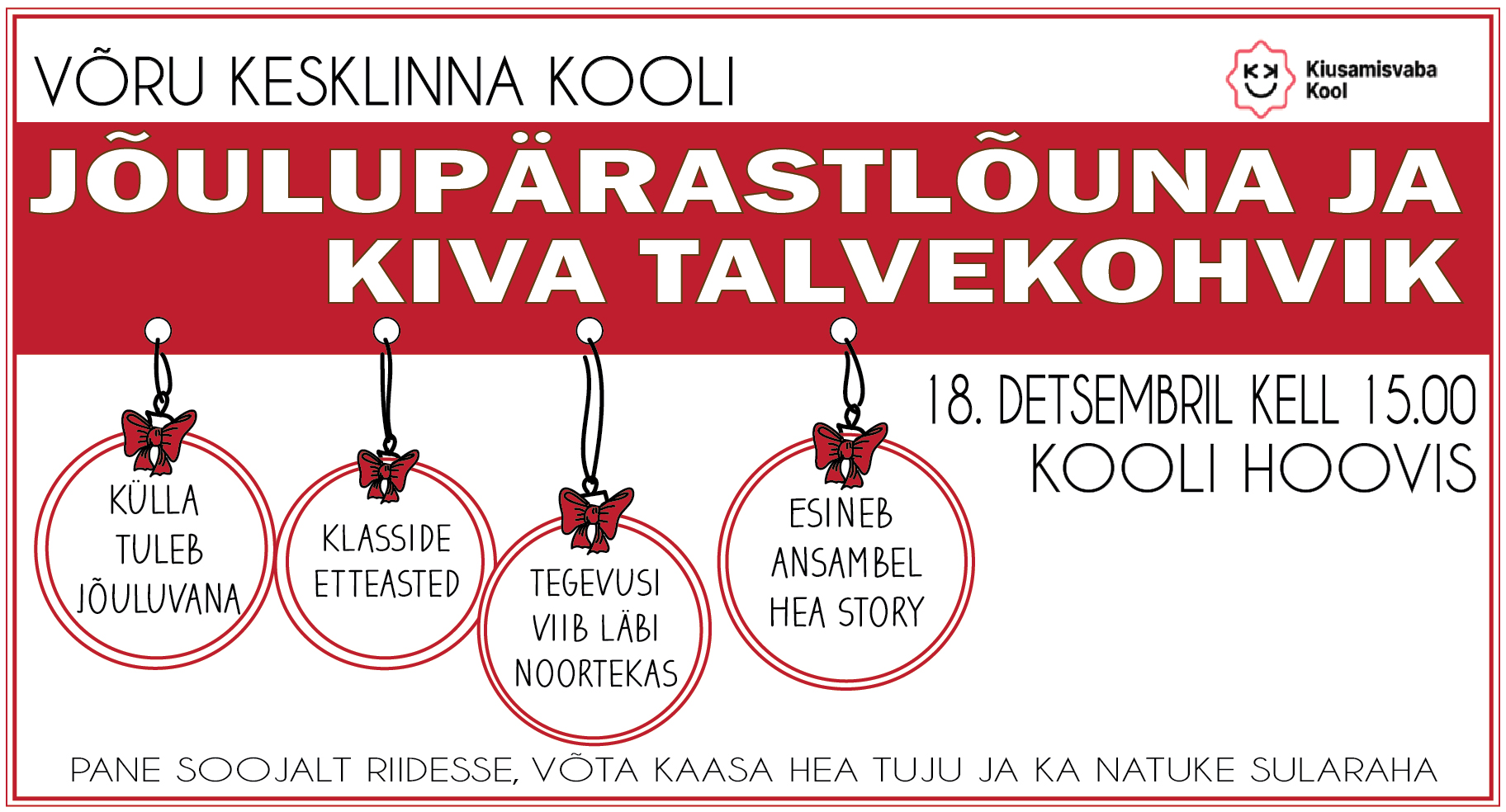 Võru Kesklinna Kool – Õppimiseks parim paik!